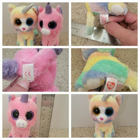 Ty | Toys | 2 Beanie Boos 6 Heather Cat Unicorn And Magic Unicorn ...